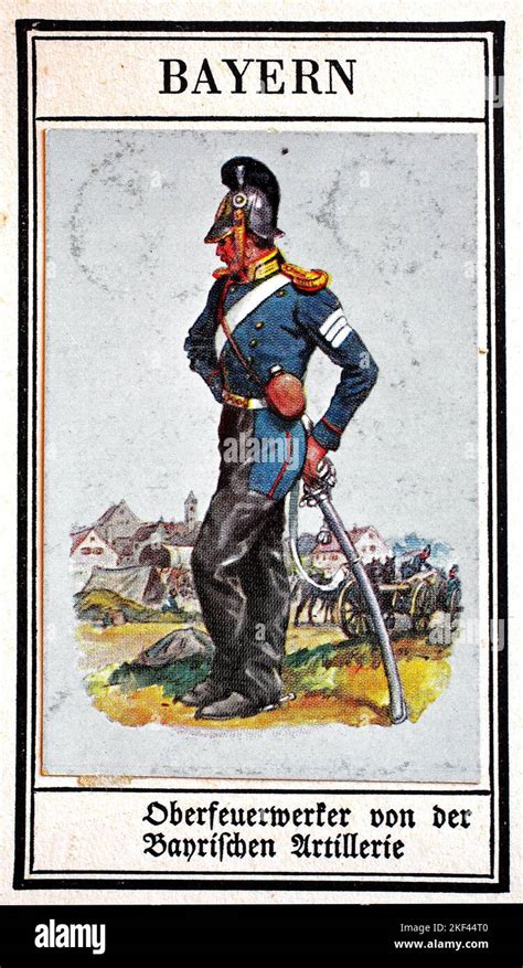 Bohnen Anhang Stoff Bayerische Uniform 1870 Matratze Grad Celsius