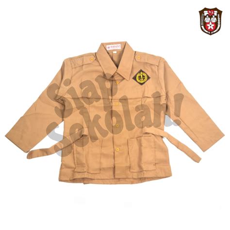 Jual Seragam Sekolah Baju Pramuka Panjang Cewekbahan Oxford Shopee