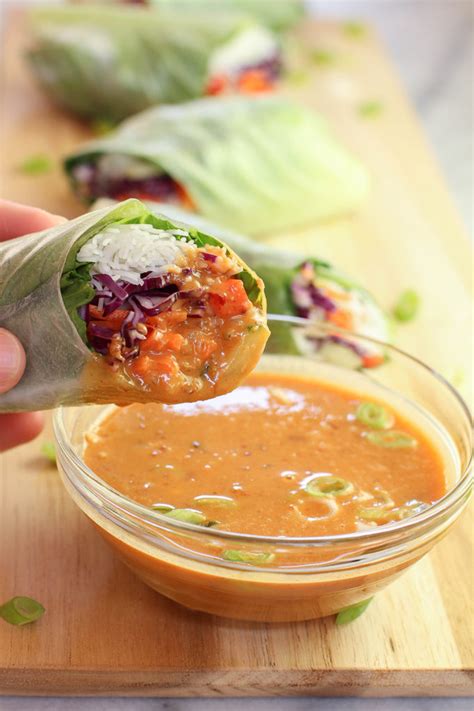 Peanut Dipping Sauce Thai Spring Rolls At Albert Pietsch Blog