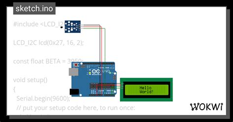 Temp Sensor Wokwi Esp32 Stm32 Arduino Simulator