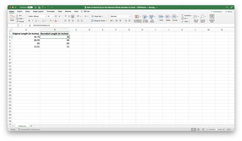 How To Round Up To The Nearest Whole Number In Excel 10xsheets