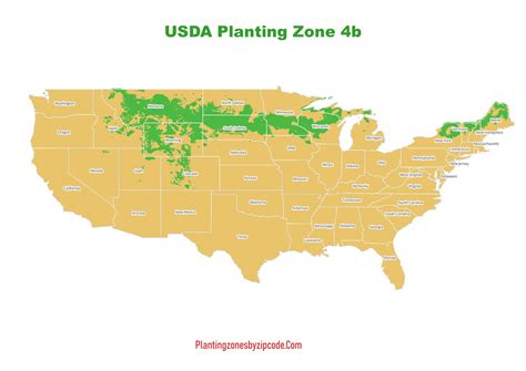 Usda Planting Zone 4 With Map Plantingzonesbyzipcode