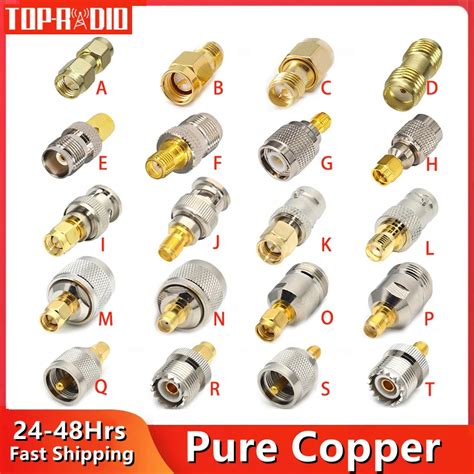 Adaptateur SMA M Le Femelle Vers RP SMA N BNC UHF PL259 SO239 TNC