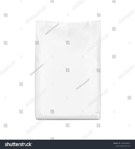 High Realistic Bag Mockup Vector Illustration Stock Vector Royalty