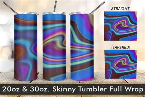 Sublimation Tumbler Design Wave Texture Gráfico por Artnoy Creative