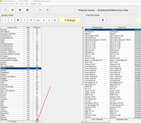 Emby Server Live TV Channels Not Displaying All M3u My Channels Issue