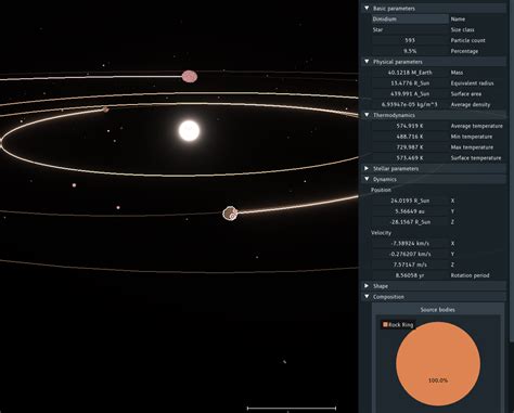 Space Sim Proto Planetary Disk Forms Planetary System R Opensph