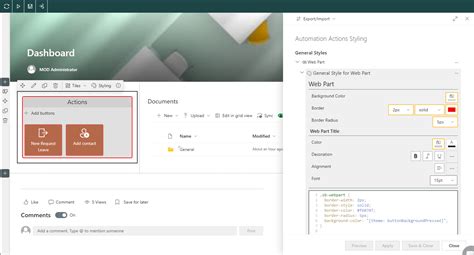 Action Buttons On Pages Introduction Skybow Portal