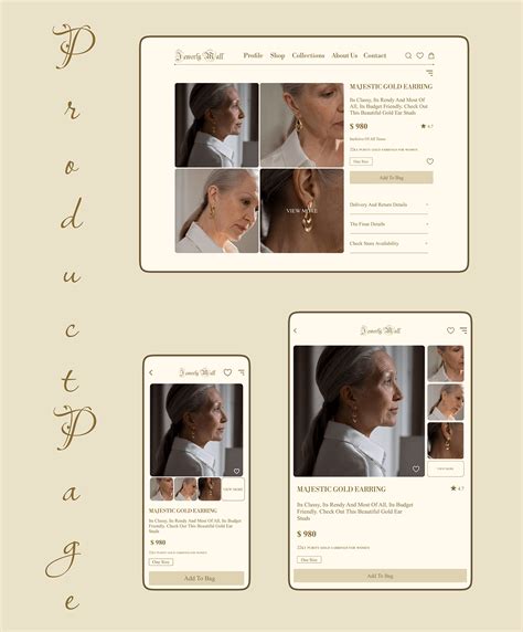 Jewelry App Mobile Application Uiux Design On Behance