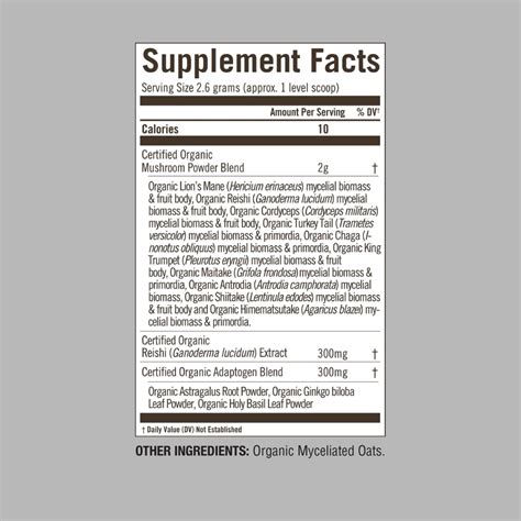Om Mushrooms Master Blend Powder 317 Oz Hi Health