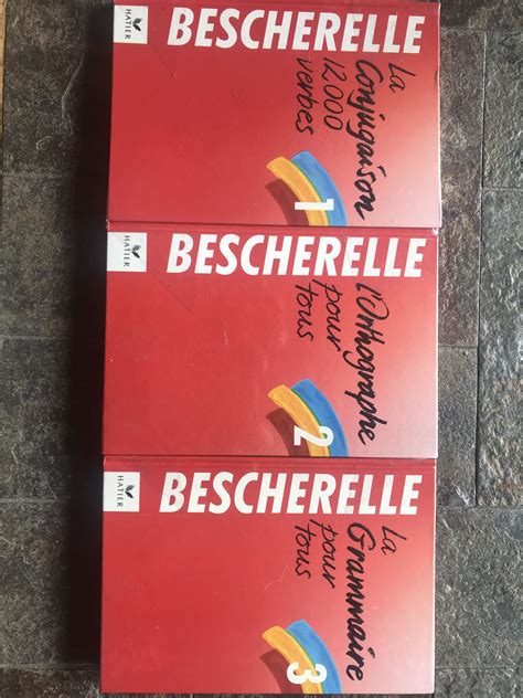 Bescherelle 3 Tomes Bouquinistes De Paris