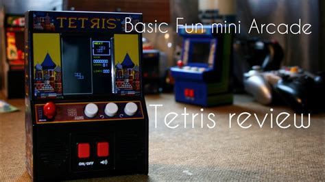 Basic Fun Mini Tetris Arcade Review Youtube