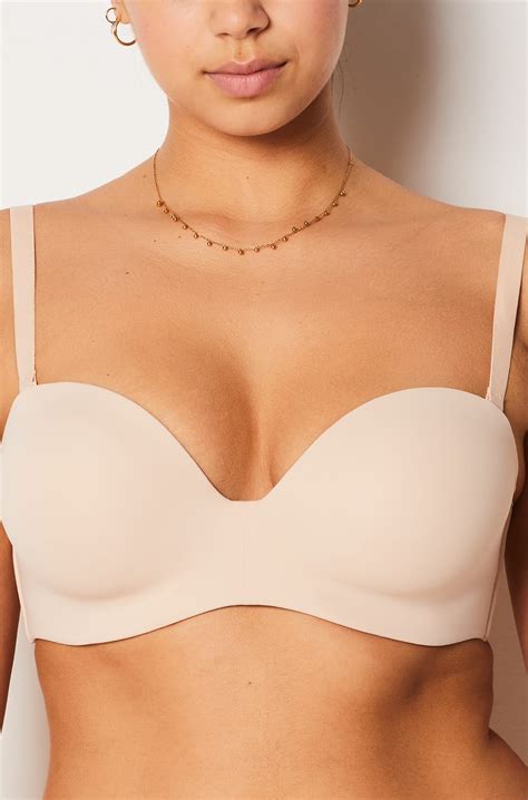 Lightly Lined Strapless Bra Purefit Wecare Lin Etam