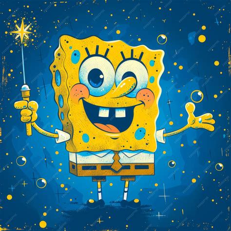 Premium Photo Flat 2 Color Logo Spongebob Squarepants Spongebob