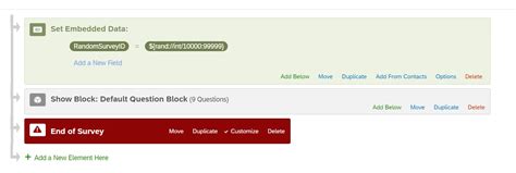 End Of Survey Message Does Not Show Xm Community