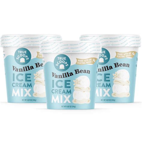 True Scoops Vanilla Bean Ice Cream Mix 3 Pack