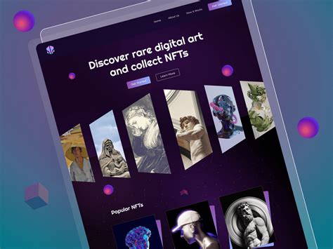 NFT Landing Page On Behance