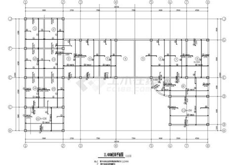 某地三层大型办公综合楼施工图纸土木在线
