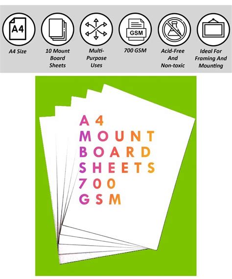 700 Gsm Mount Board A4 Size Paper At Best Price In New Delhi By
