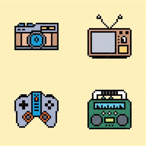 Premium Vector Pixel Art Vintage Aesthetics Retro Sprite Design