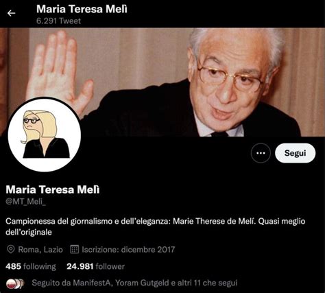 Maria Teresa Meli La Storia Del Suo Profilo Twitter Giornalettismo