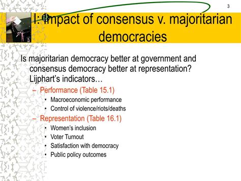 Ppt Consequences Of Consensus Democracy Powerpoint Presentation Free