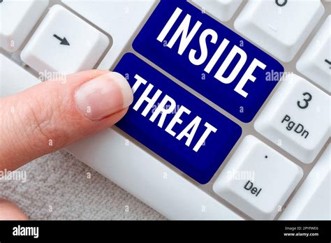 Text Caption Presenting Inside Threat Business Showcase Information