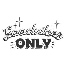 Vector Transparente PNG Y SVG De Buenas Vibraciones Letras Brillantes