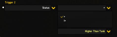 Threat Situation Status Condition Comparison · Issue 2266 · Weakauras