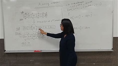 Lecture3 Array Insertion And Deletion Youtube