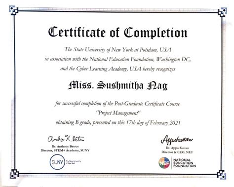 Sushmita Nag On Linkedin Achievement