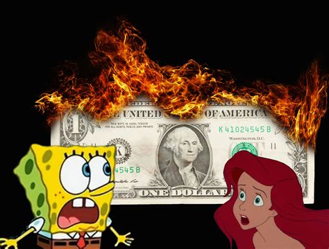 Spongebob And Ariel React To Inflation In America By