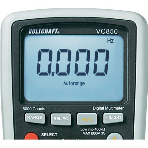 Voltcraft Vc 850 Digital Multimeter Rapid Online