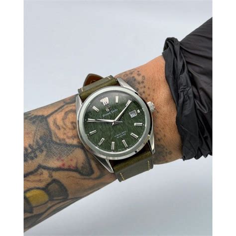 【custom Seiko Mod 40mm Gs Olive Green Birch】 Custom Seiko Mod Automatic