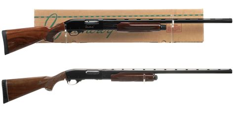 Two Slide Action Shotguns Rock Island Auction