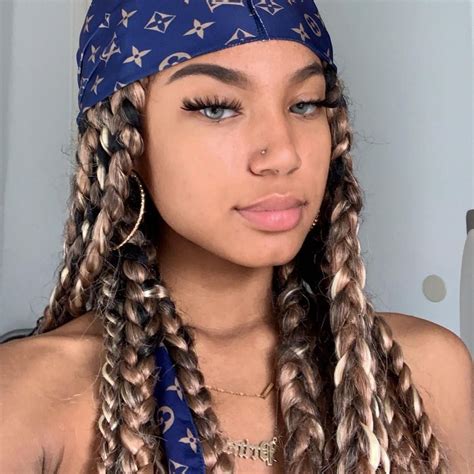 My Bitch Exclusive Uenvythebrand 🥶💍 Box Braids Hairstyles Kanekalon