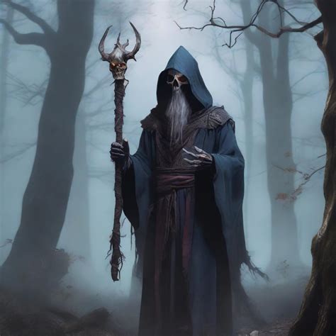 Unleash The Undead Corvum Wizard In Dark Forest
