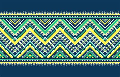 Abstract Ethnic Pattern Traditional Geometric Pattern In Tribal