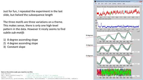 How To Use MatrixProfile ProfileIndex MotifIndex DiscordIndex