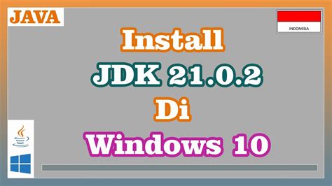 Install Java Development Kit 2102 Di Windows 10 Youtube