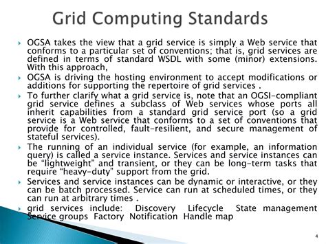grid computing standards ppt