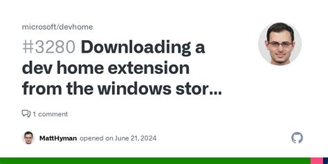 Downloading A Dev Home Extension From The Windows Store Should Install