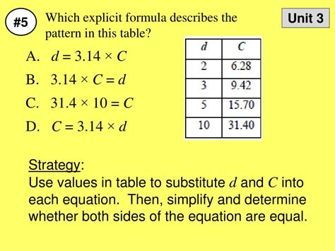 Ppt Coordinate Algebra Practice Eoct Answers Unit 3 Powerpoint Presentation Id 6605545