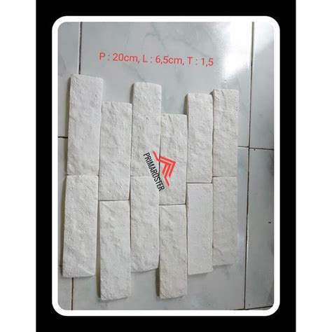 Jual Bata Ekspose Bata Dinding Bata Tempel Putih Jabodetabek Shopee Indonesia