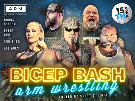 Arm Sports Entertainment Presents Bicep Bash Hosted By Scott Steiner