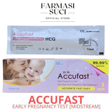 Accufast Early Pregnancy Test One Step Hcg Pregnancy Test Midstream