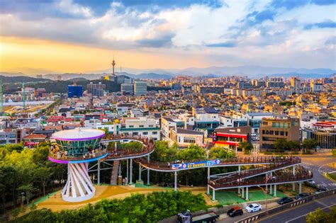 앞산 해넘이전망대 대구광역시 남구 가볼만한곳 관광지랭킹