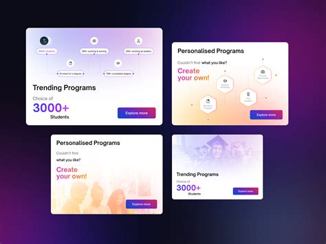 Interactive Program Discovery — Ui Card Concepts By Piyush Pullarwar On Dribbble