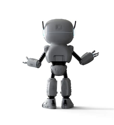 Premium Photo Small Robot Assistant Hand Extend