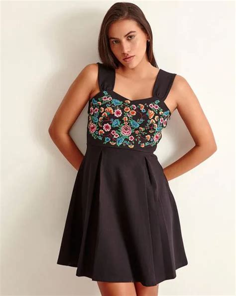 Buy Embroidered Skater Dress Online At Best Prices In India JioMart
